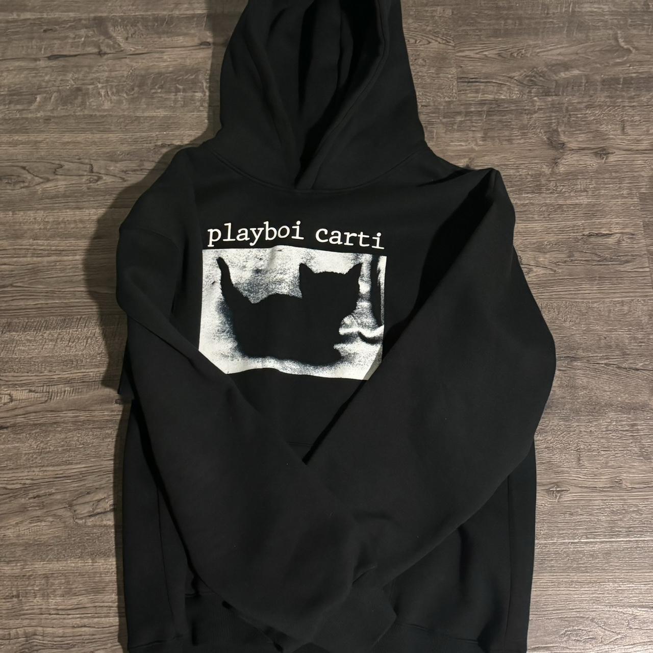 Playboi Carti WLR Cat Hoodie TTS XL - Depop