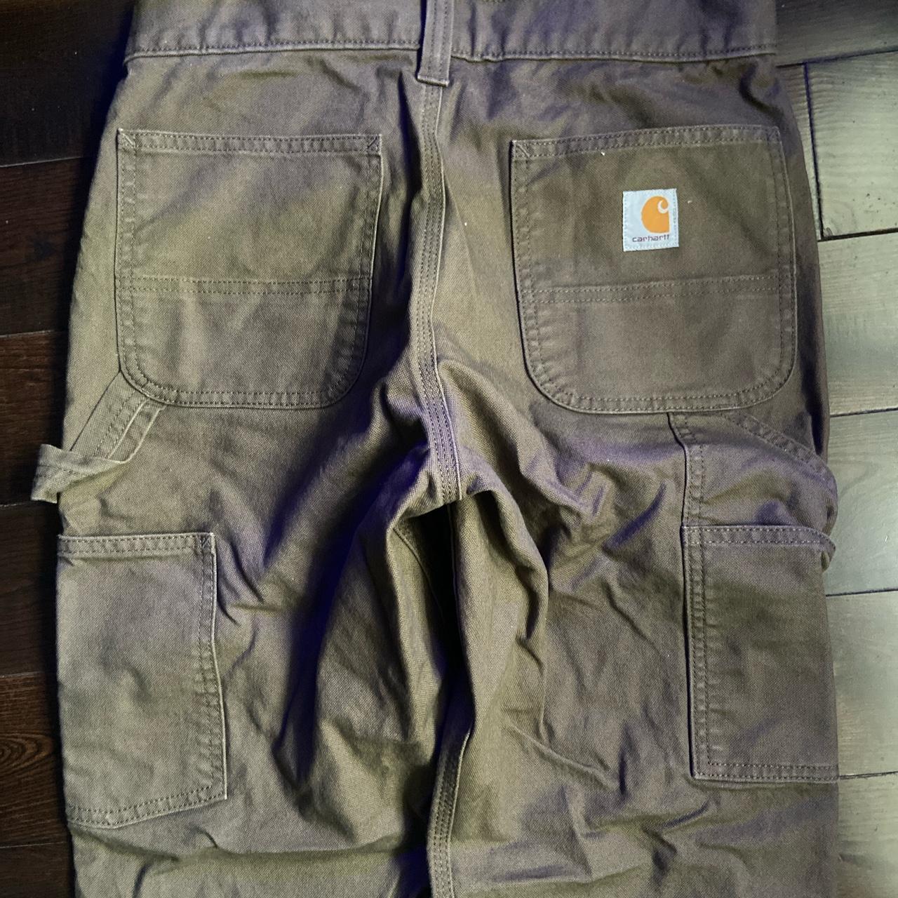 brown/tarmac color carhartt rugged flex utility... - Depop
