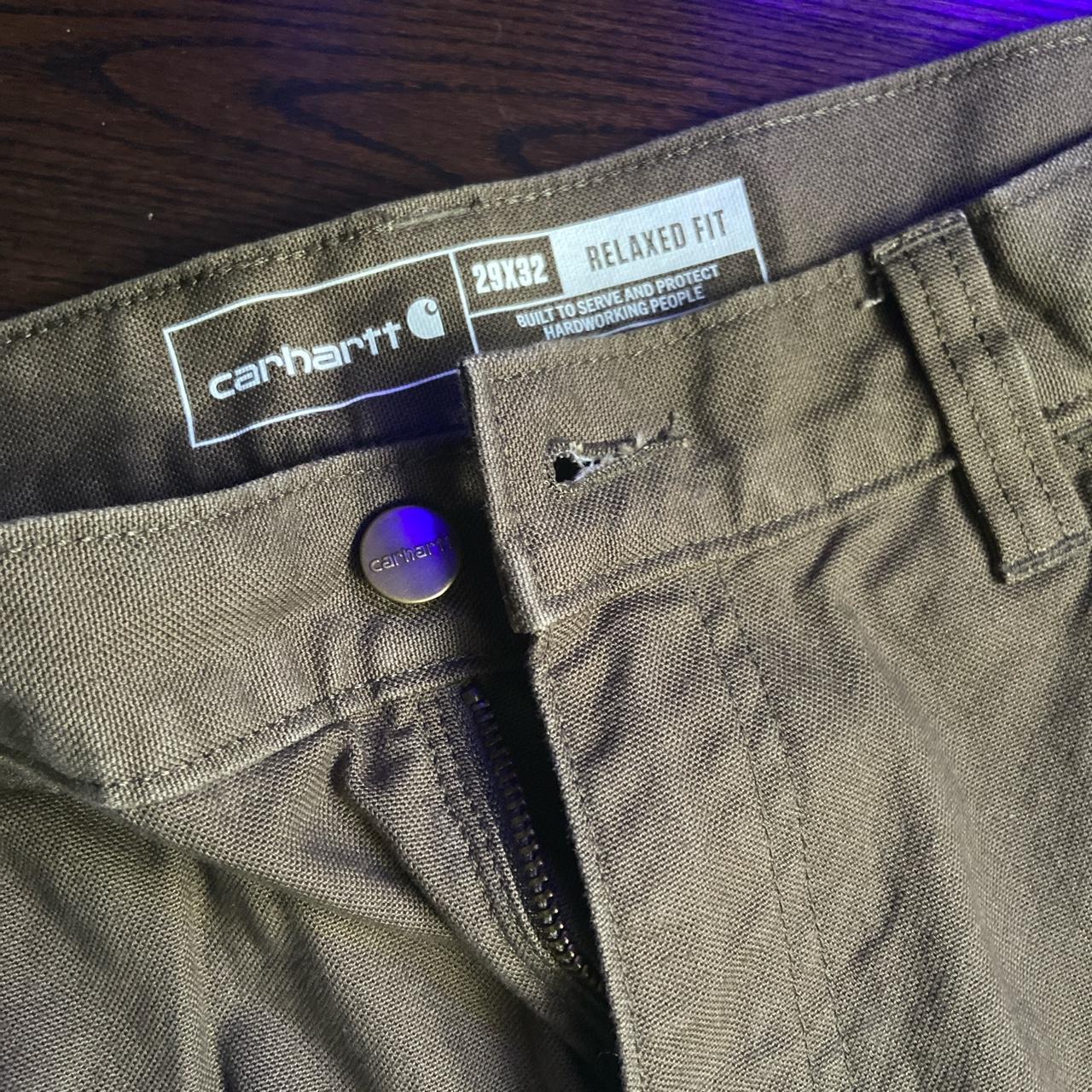 brown/tarmac color carhartt rugged flex utility... - Depop