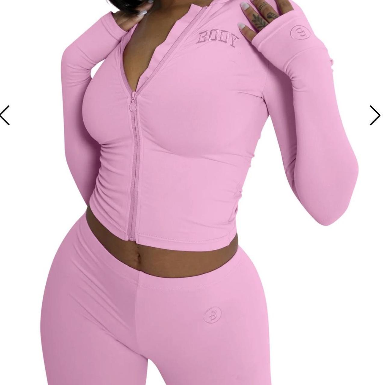 Bubblegum pink Body basics set (top and bottom) from... - Depop