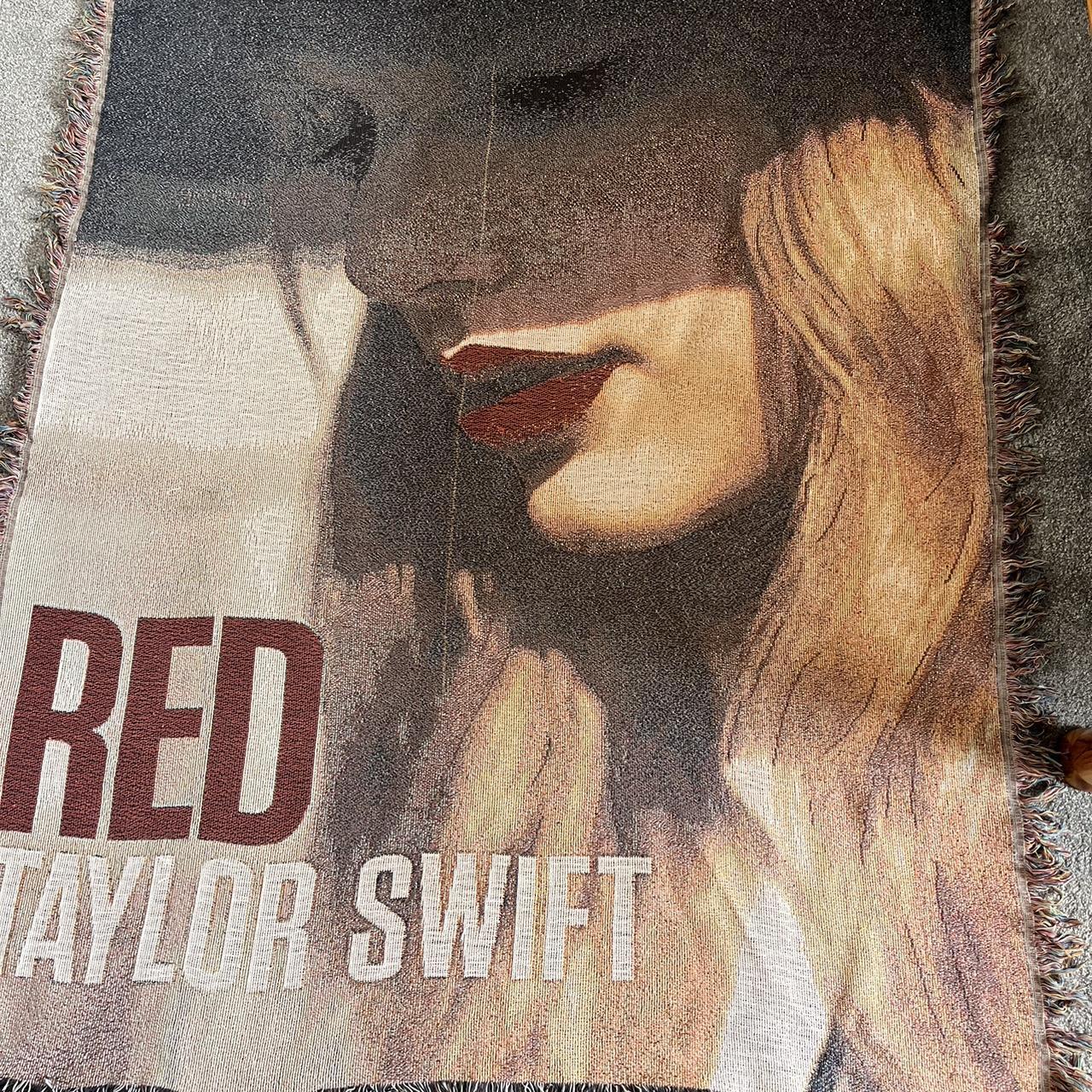 Rare Taylor Swift Red album cover embroidered... - Depop
