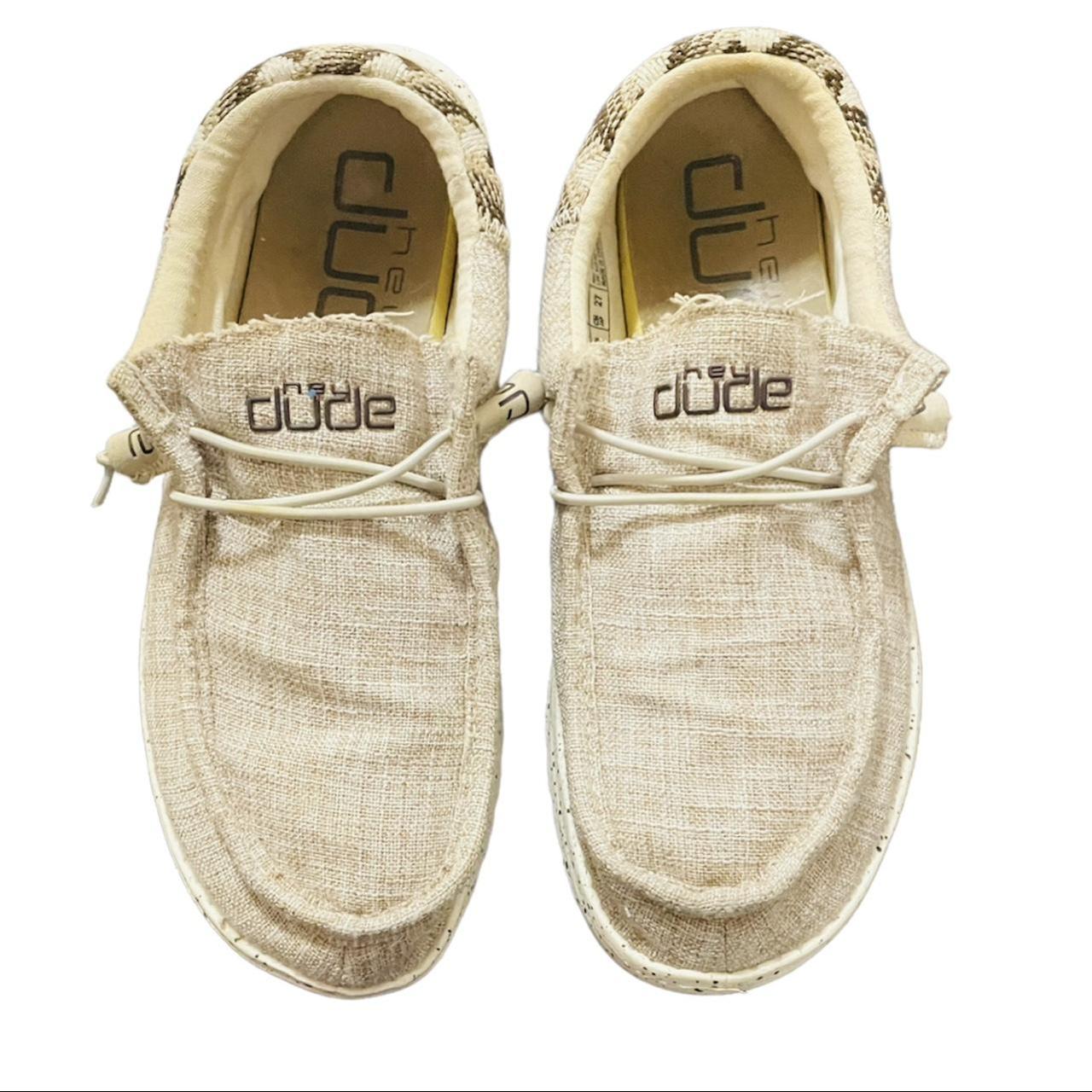 Hey Dude Wally Funk Slip On Loafers In Aztec Beige.... - Depop