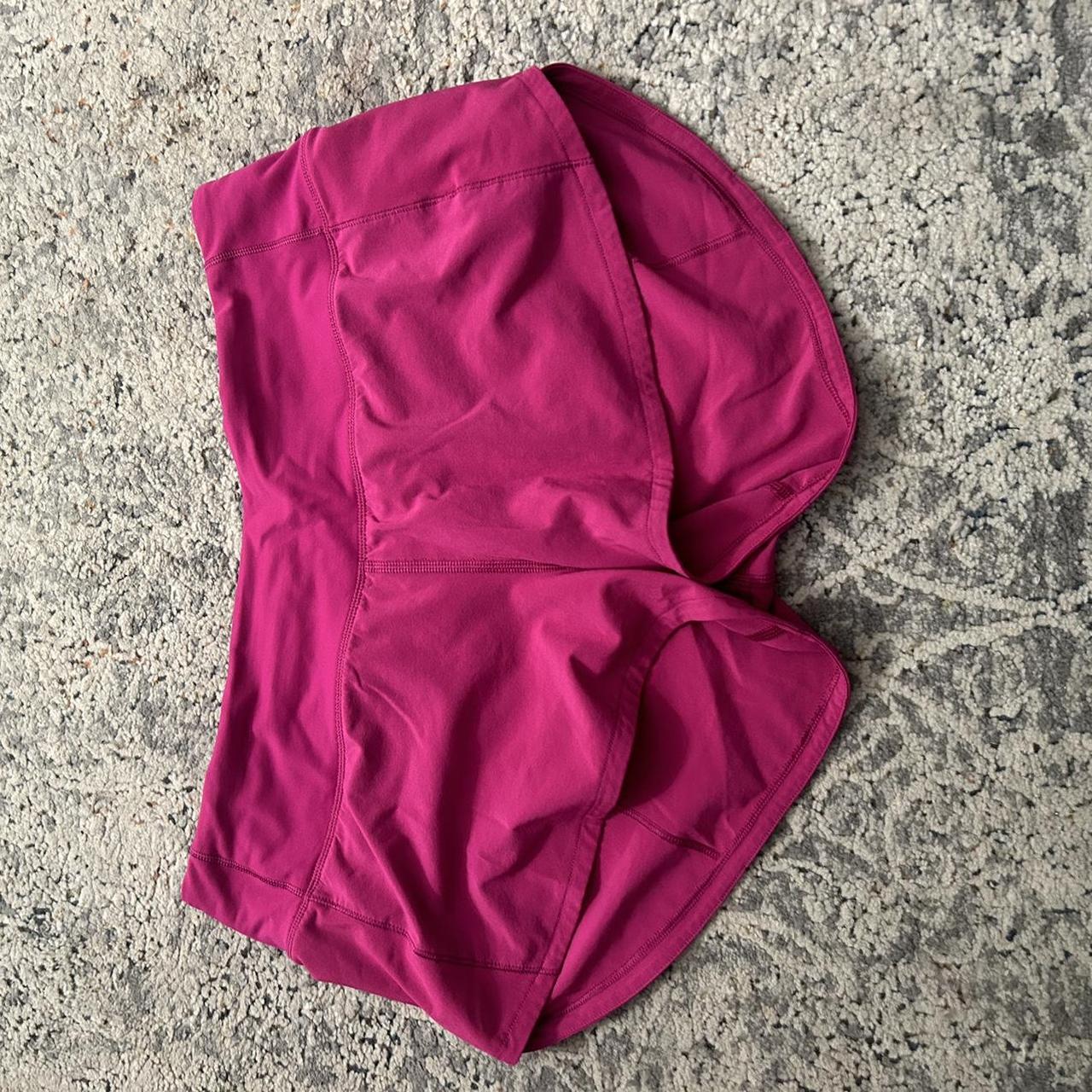 Lululemon ripened raspberry speed ups, 2.5 inch,... - Depop
