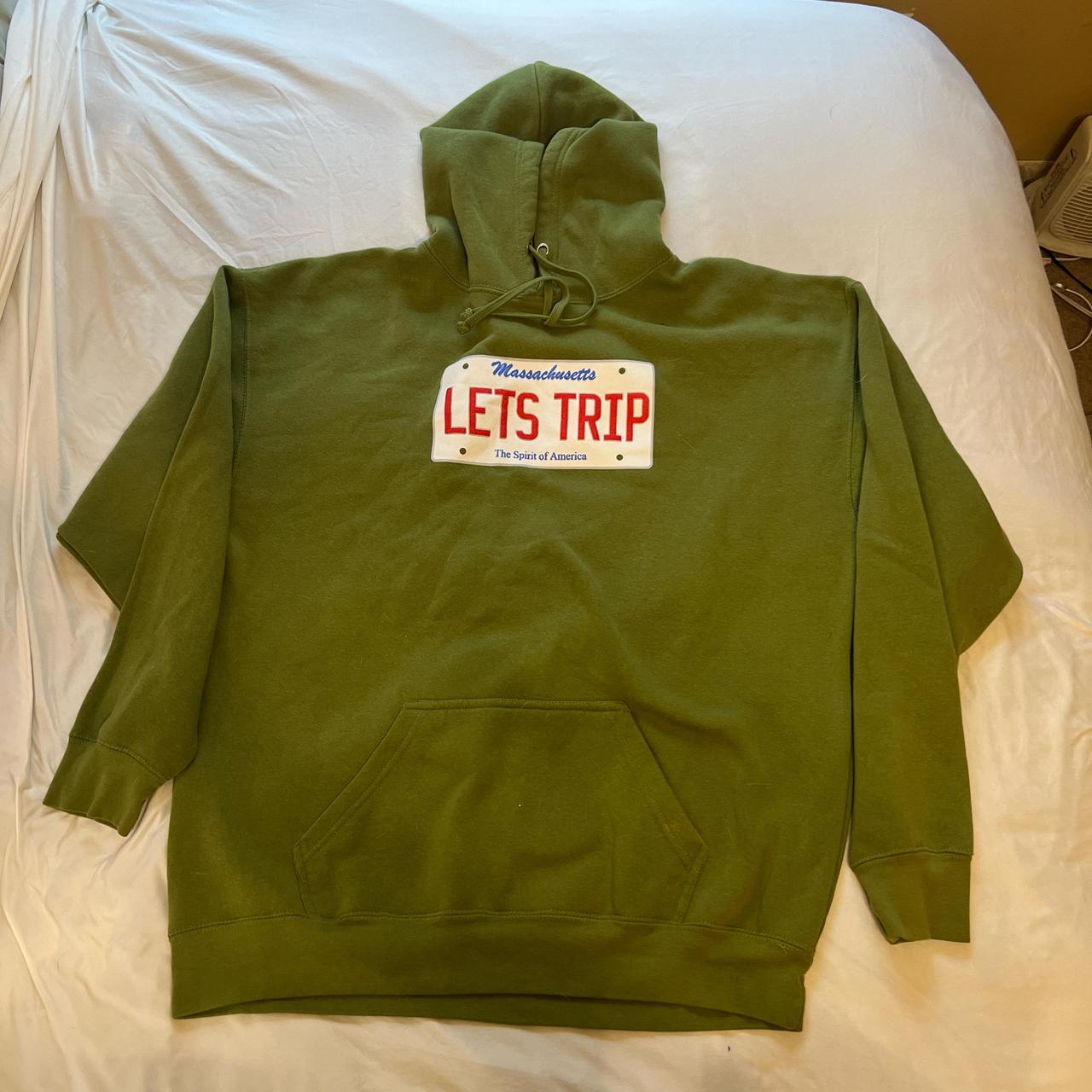 green sturniolo triplets license plate hoodie 5... - Depop