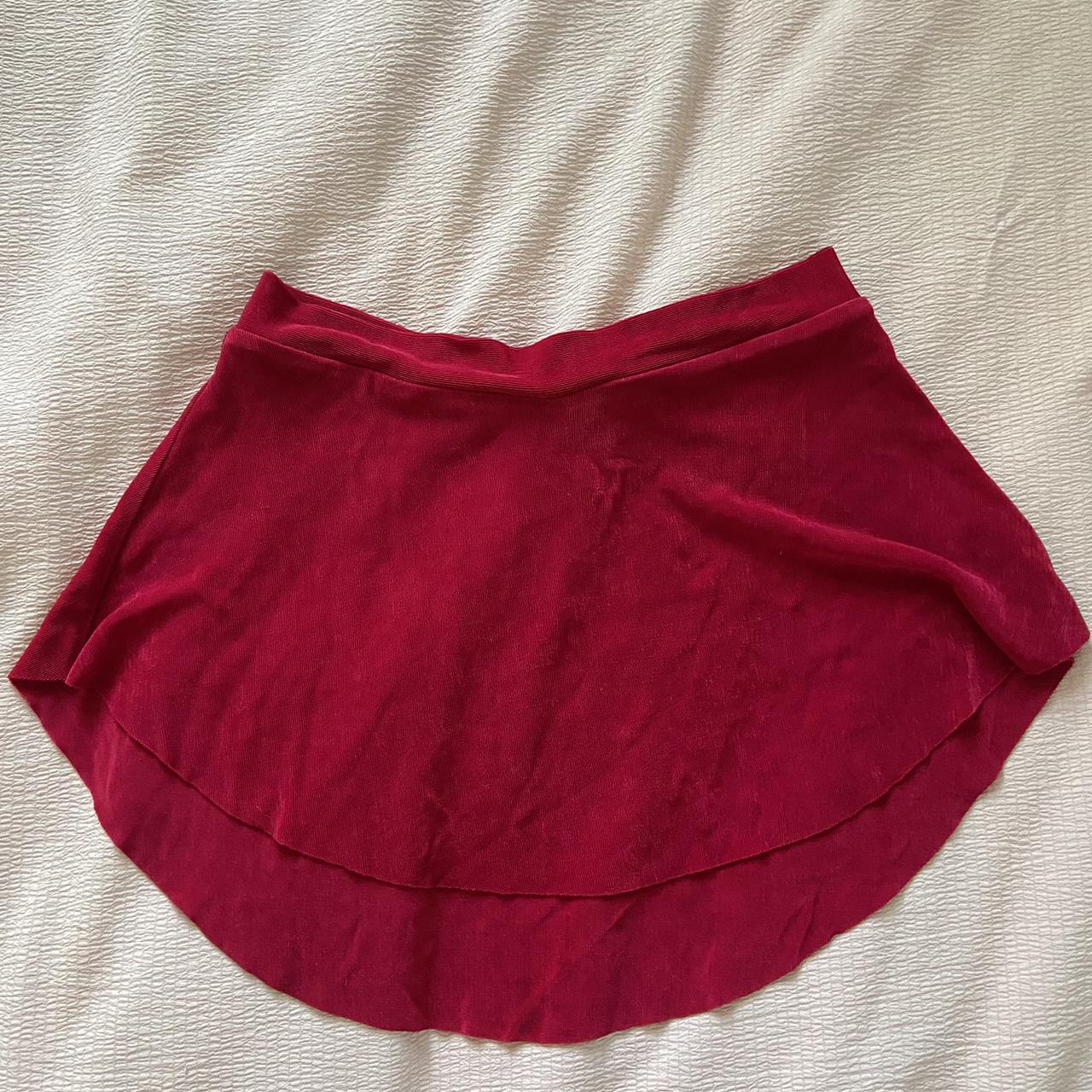 RED Bullet Pointe Ballet slip-on skirt Extra... - Depop