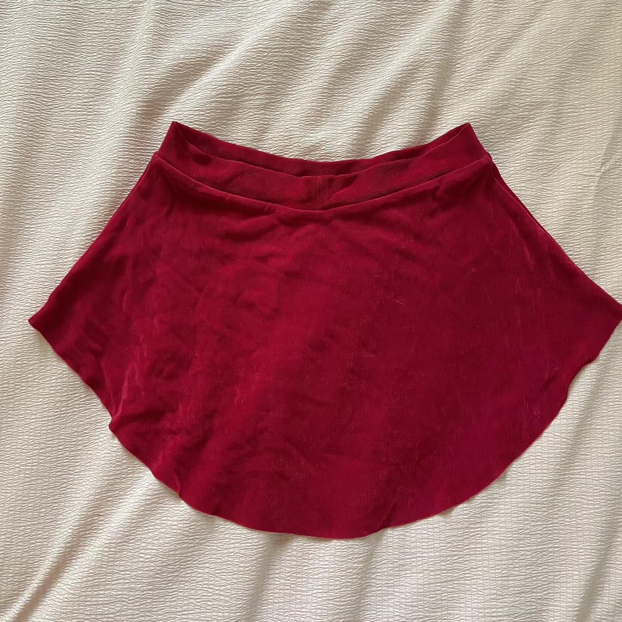 RED Bullet Pointe Ballet slip-on skirt Extra... - Depop