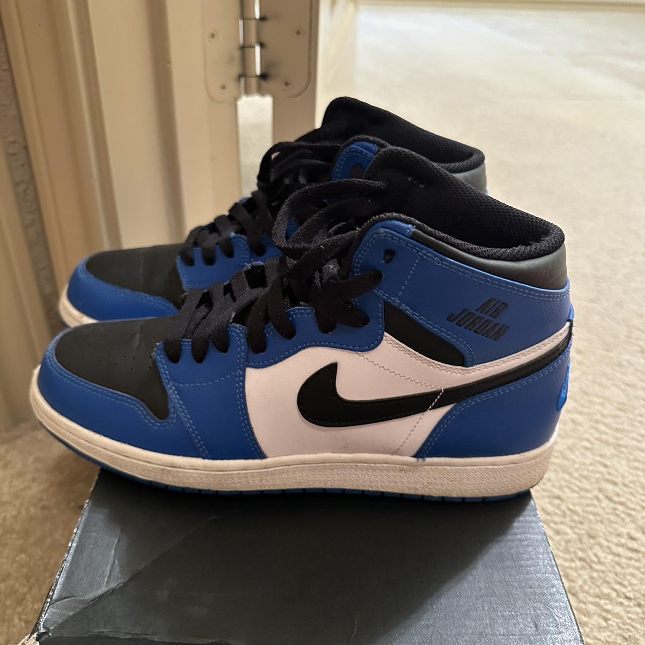 Blue Air Jordan 1s Retro High GS Great Condition... - Depop