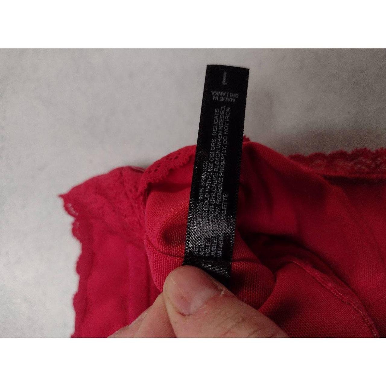 Torrid Size 1 Red Lace Bralette Smoke Free Home... - Depop