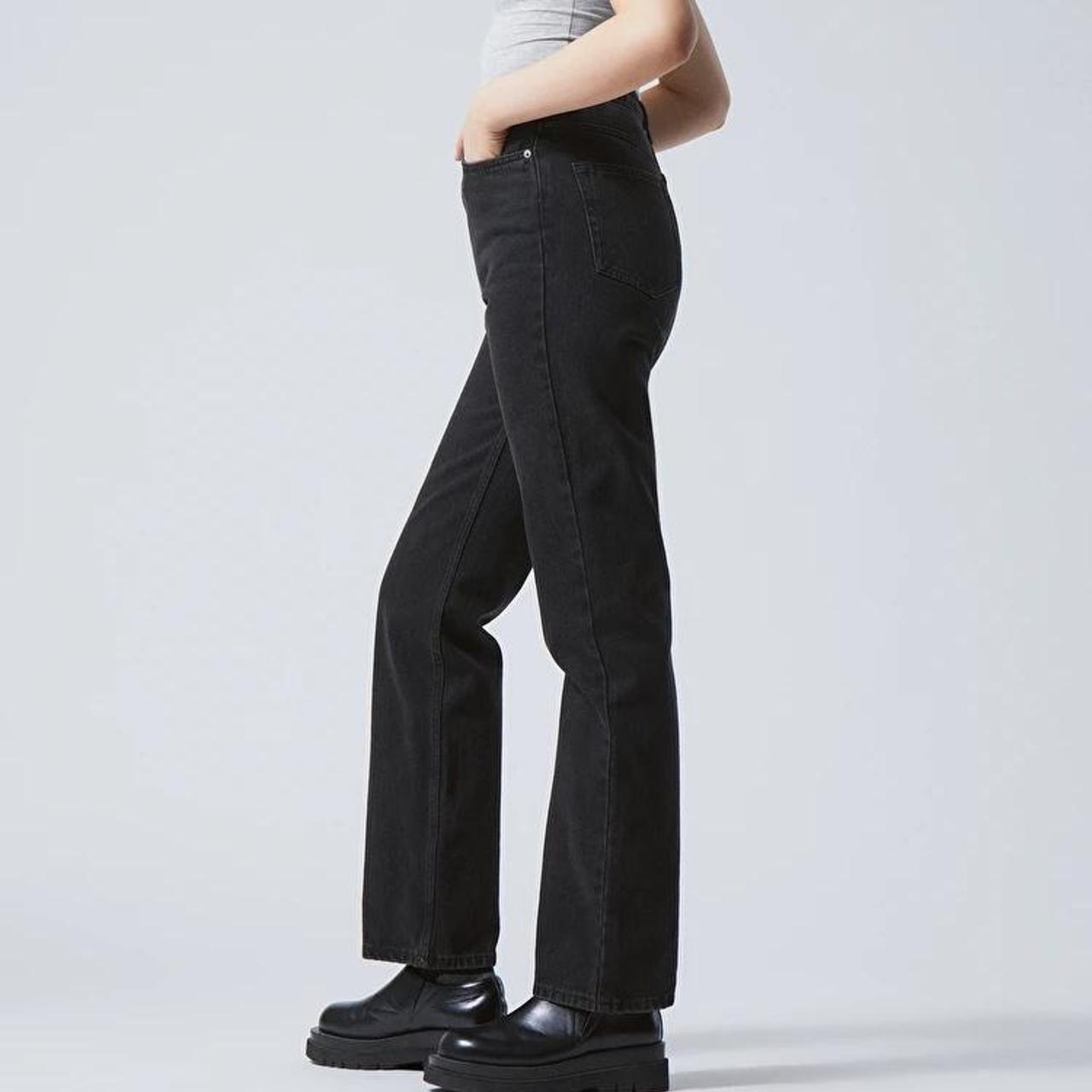 Weekday Women's Black Jeans | Depop