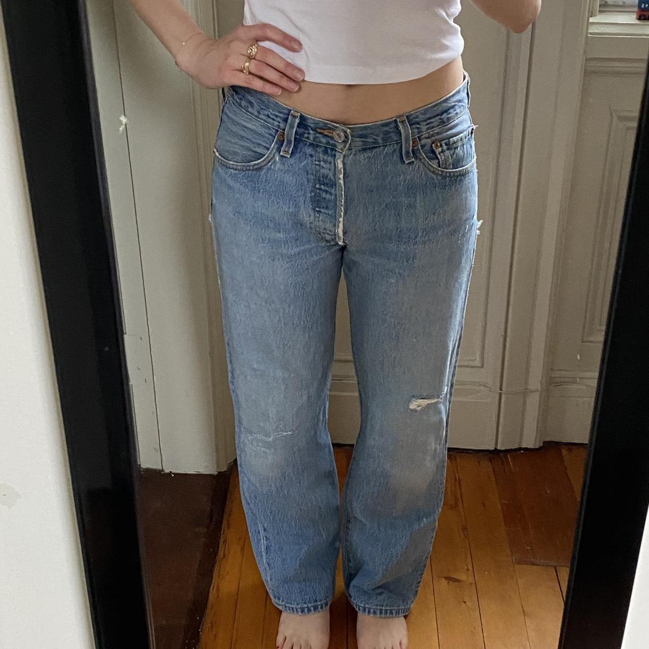Vintage Levi's 501 jeans, tagged 30 x 30 vest fits... | Depop