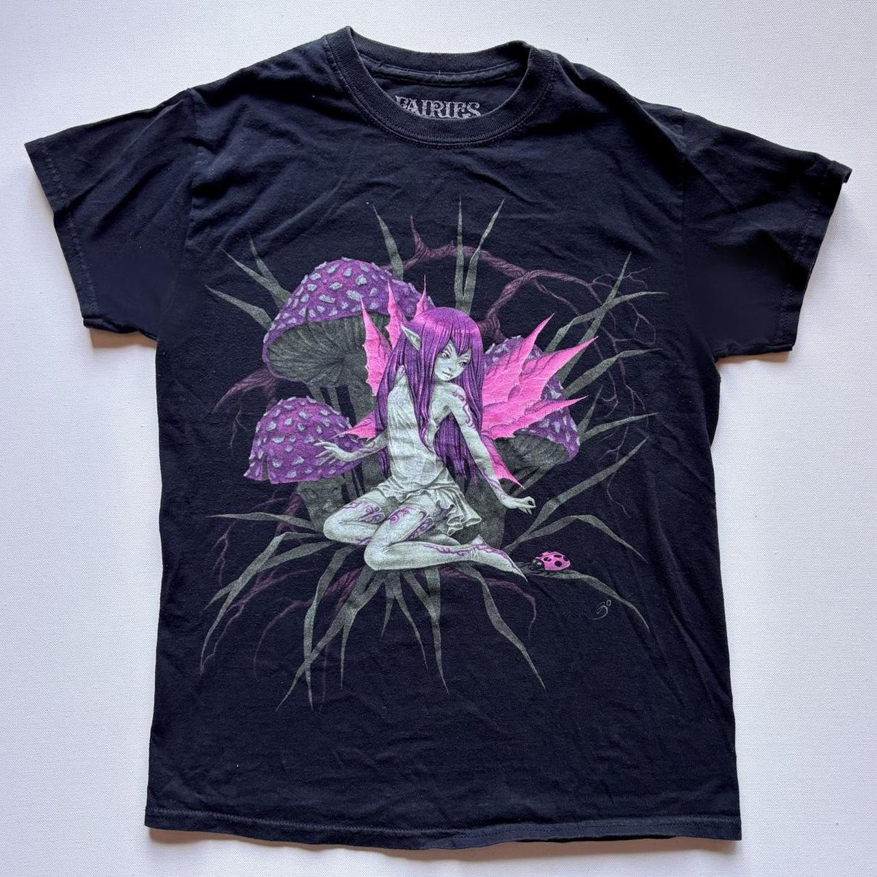 2000s Rare Fairies by Trick Hot Topic graffic baby... | Depop