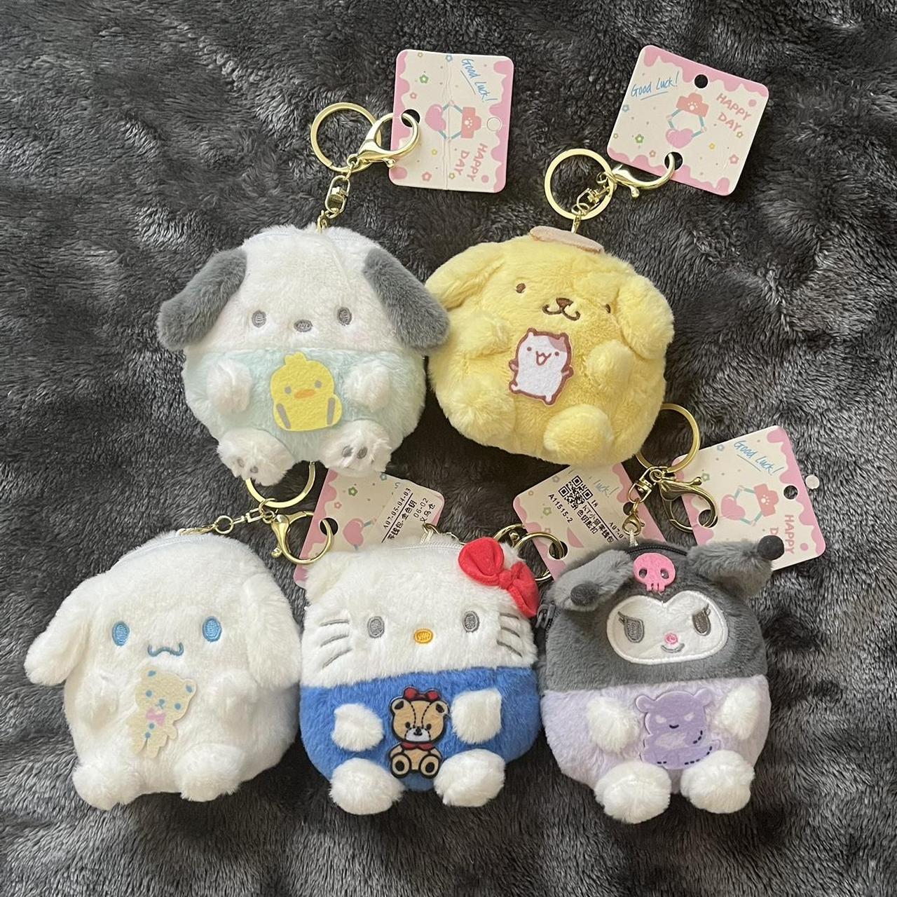 sanrio keychain coin purses !! super soft and... - Depop