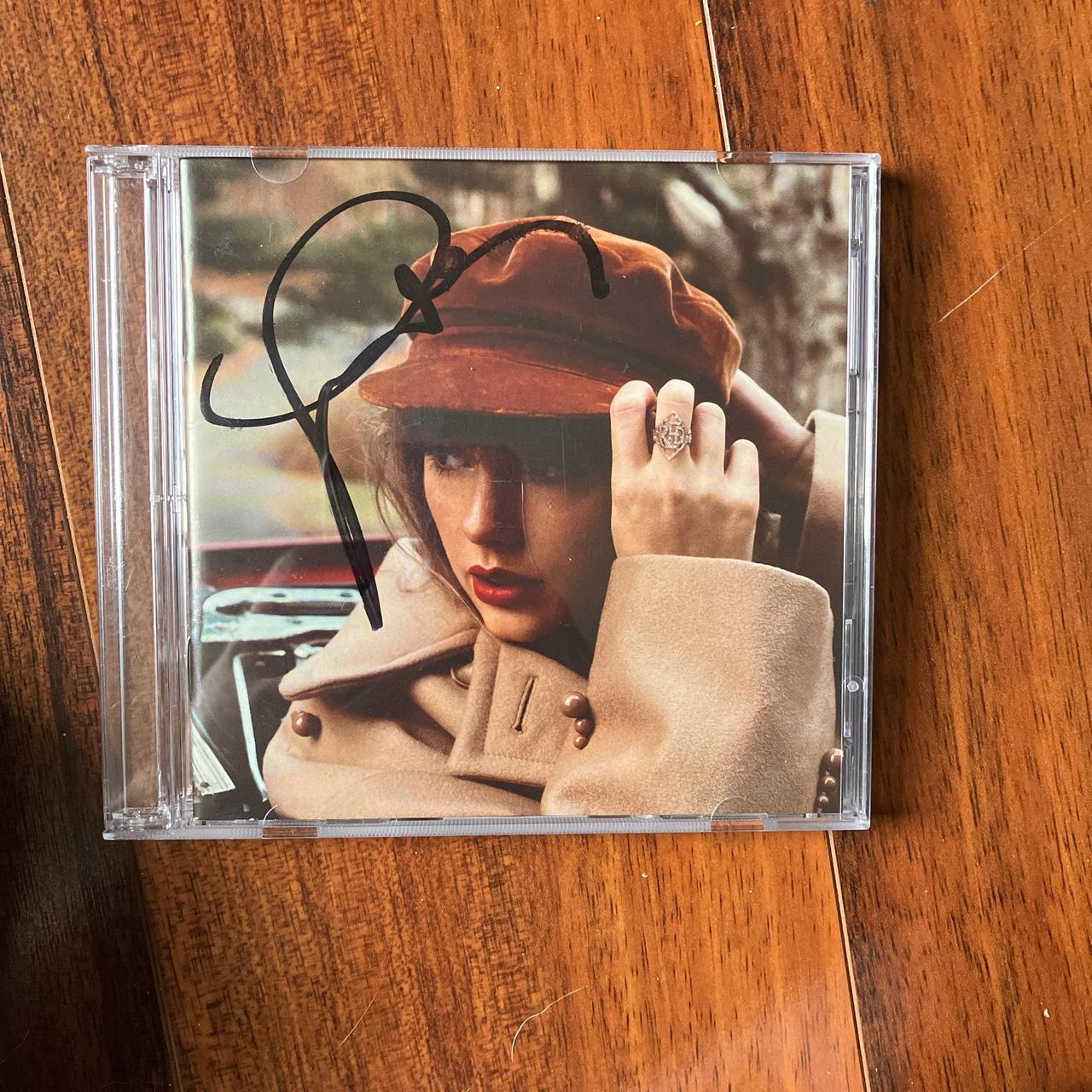 Red Taylor’s Version signed CD ‼️‼️AUTHENTIC UK... - Depop