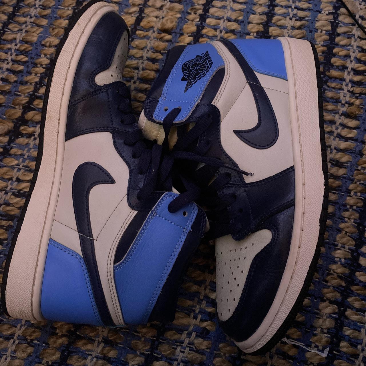 Air jordan “obsidian” kinda dirty but not too... - Depop