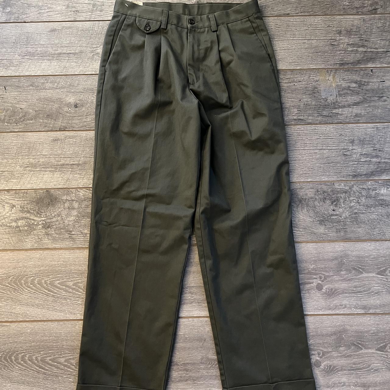 Vintage Dockers Dress Pants Slacks Military Style... - Depop