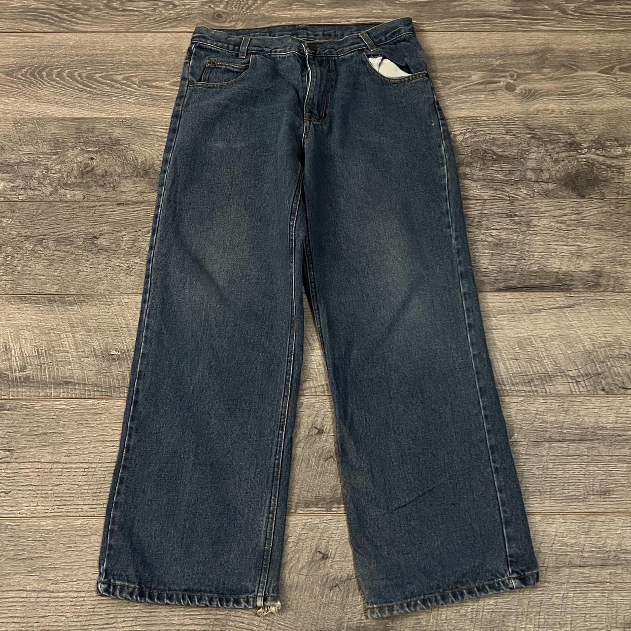 Vintage Faded Glory Carpenter Jeans 90s Loose Baggy... - Depop