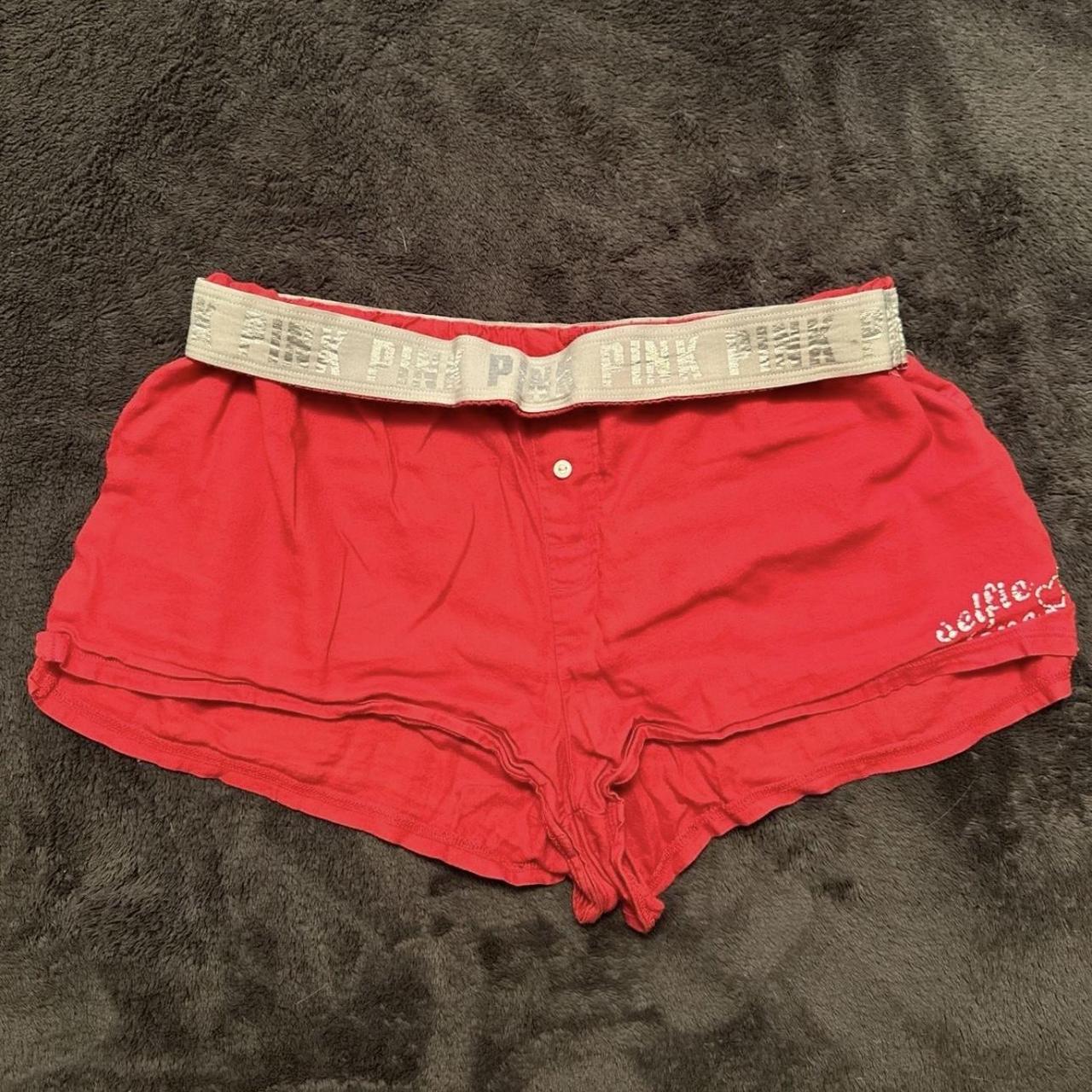 Pink Boxer shorts - Depop