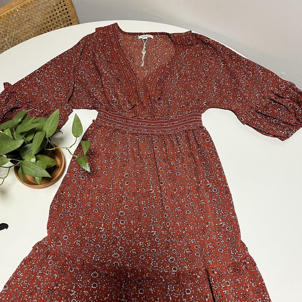 MIDI Max Mara Studio dress in gorgeous print perfect... - Depop