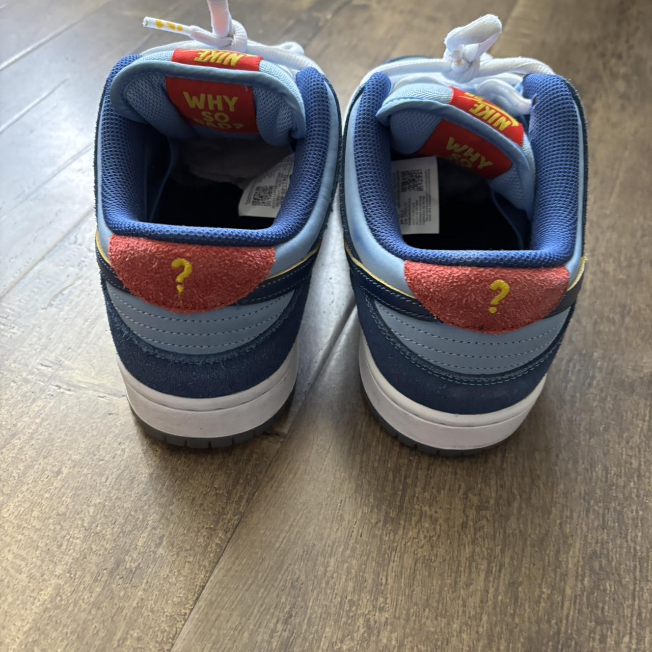 nike dunks. why so sad nike sb dunks. size 9.... | Depop