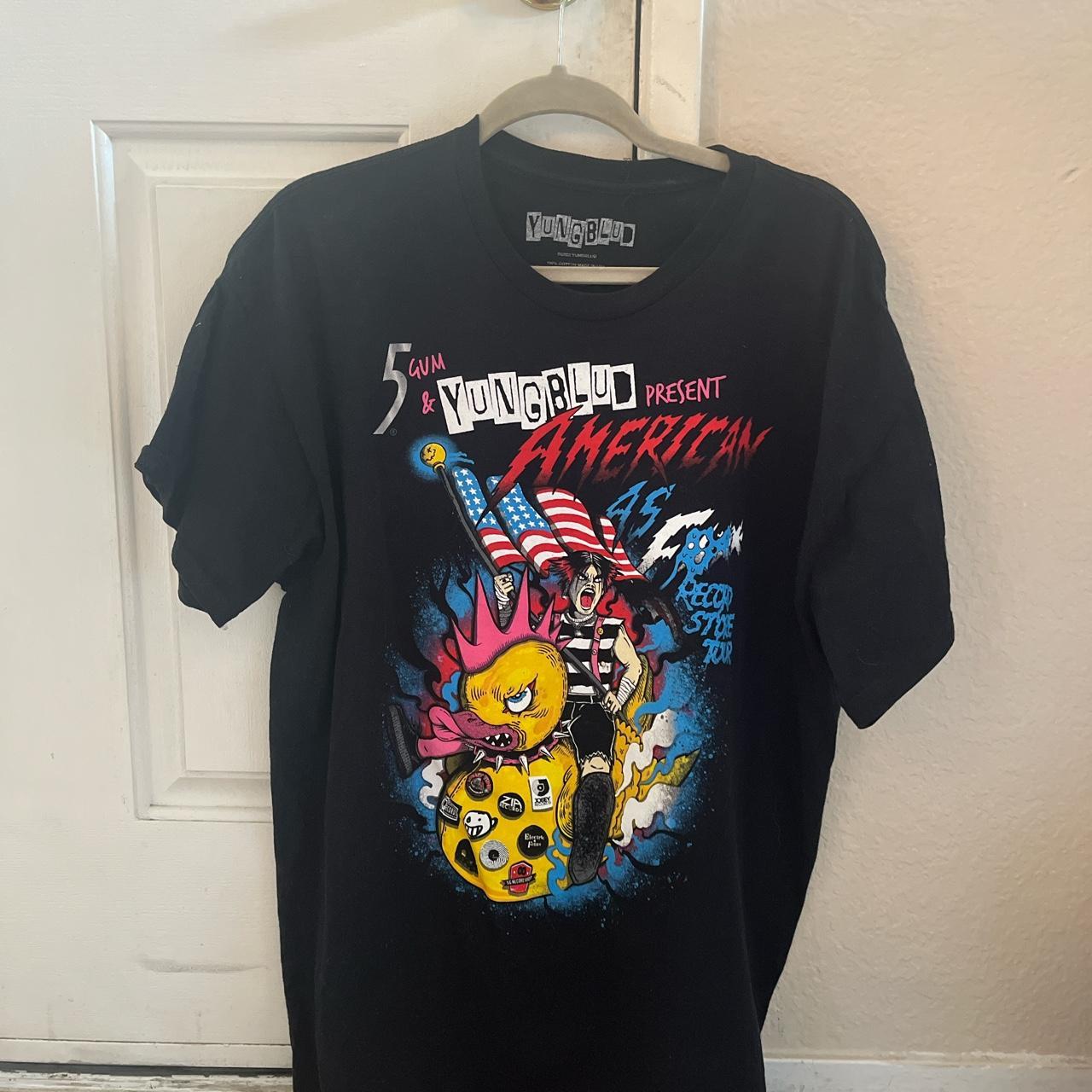 YUNGBLUD American as F**k record store tour shirt. - Depop