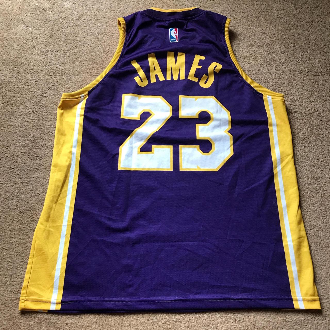 Official NBA Los Angeles Lakers vest Lebron James... - Depop