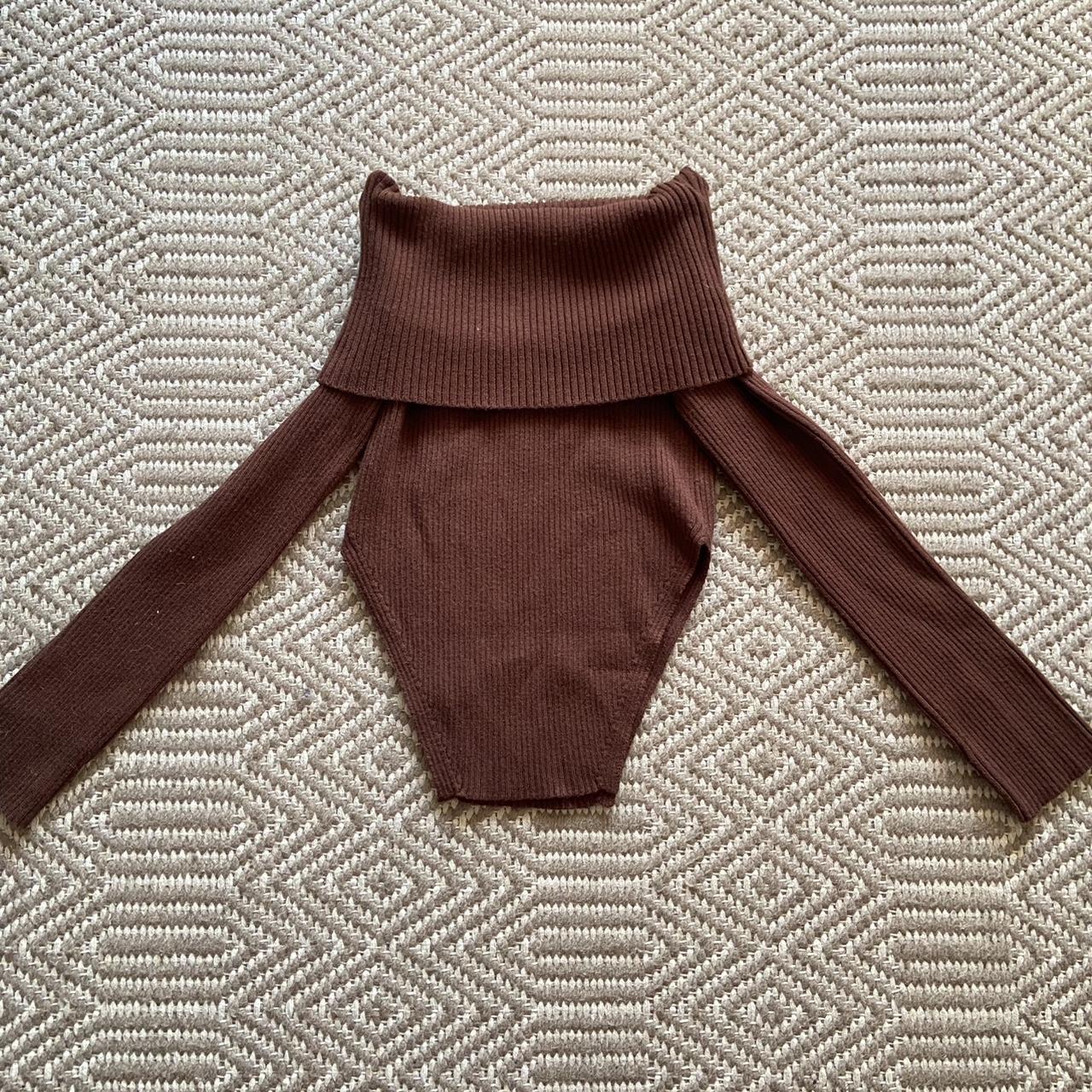 Fashion nova off shoulder jumper Figure hugging... | Depop