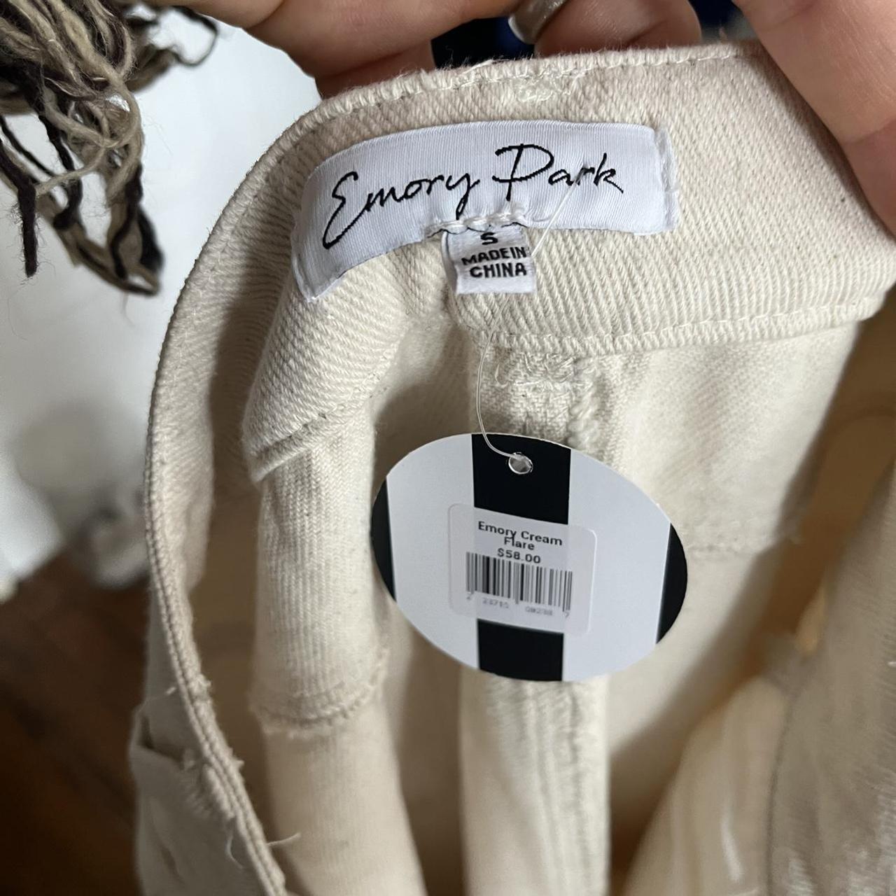 High rise cream pants 🔒 Wide leg Im 5'7" for... - Depop