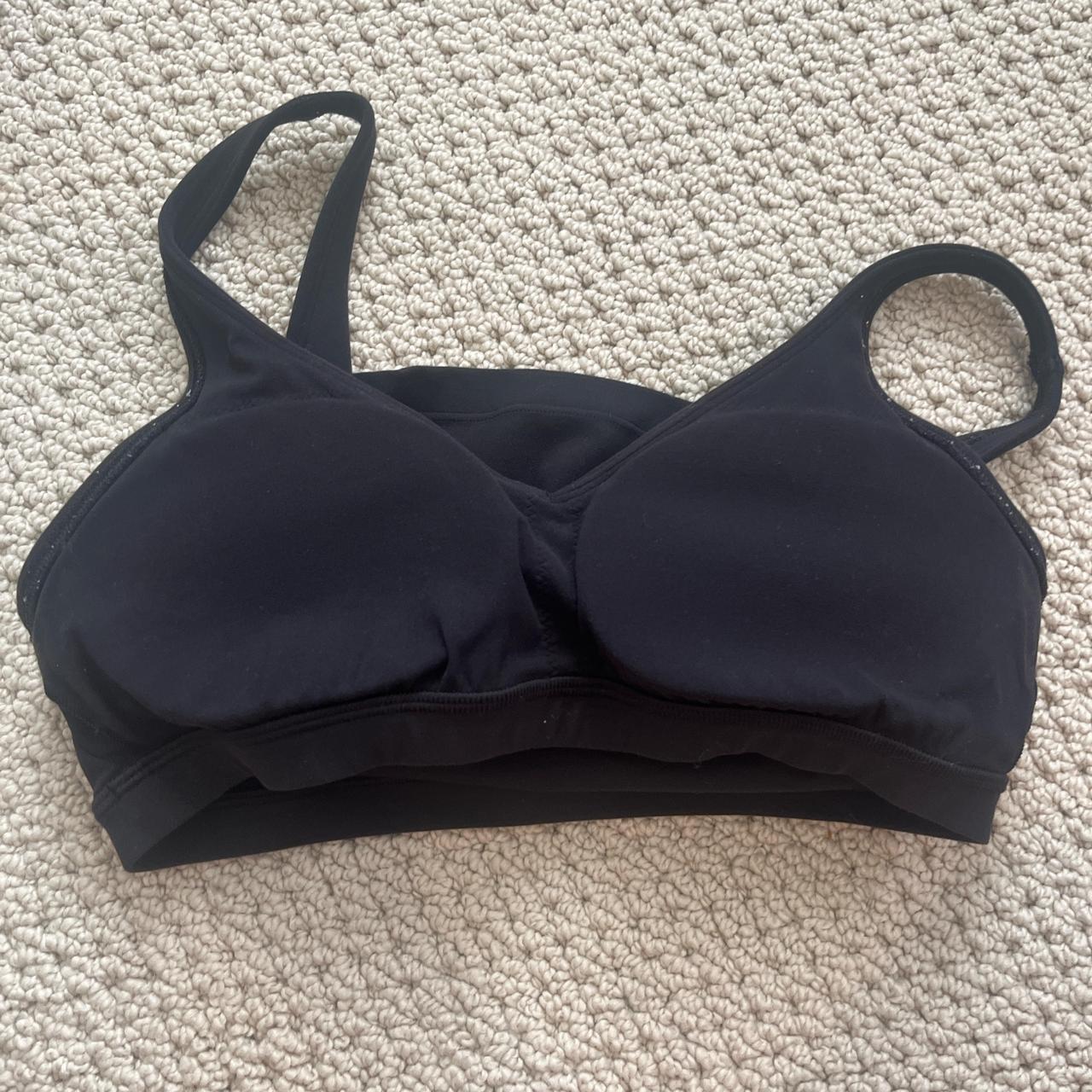 Lululemon black align tank Size 4 Built in bra and... - Depop
