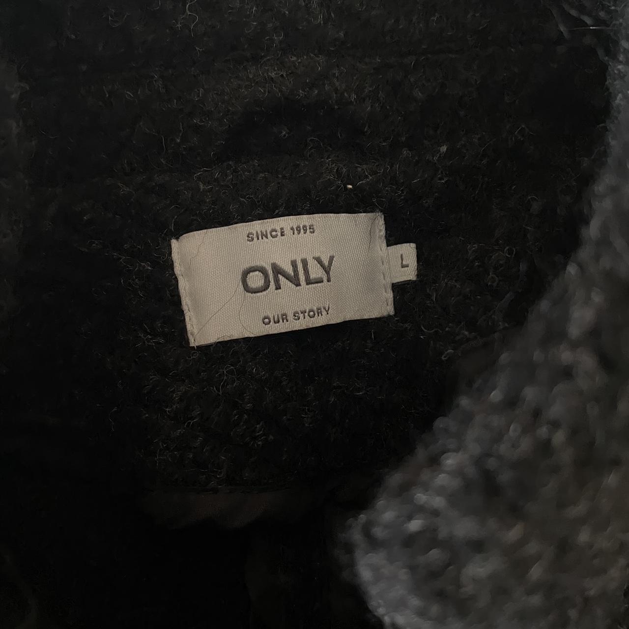 only our story grey jacket size large - Depop