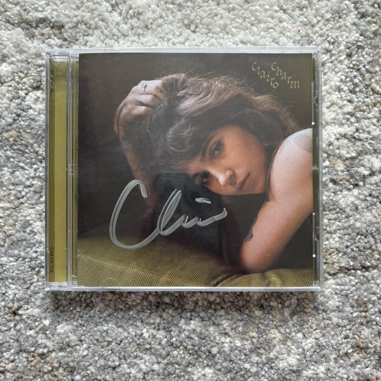 clairo charm signed cd brand new and sealed... - Depop