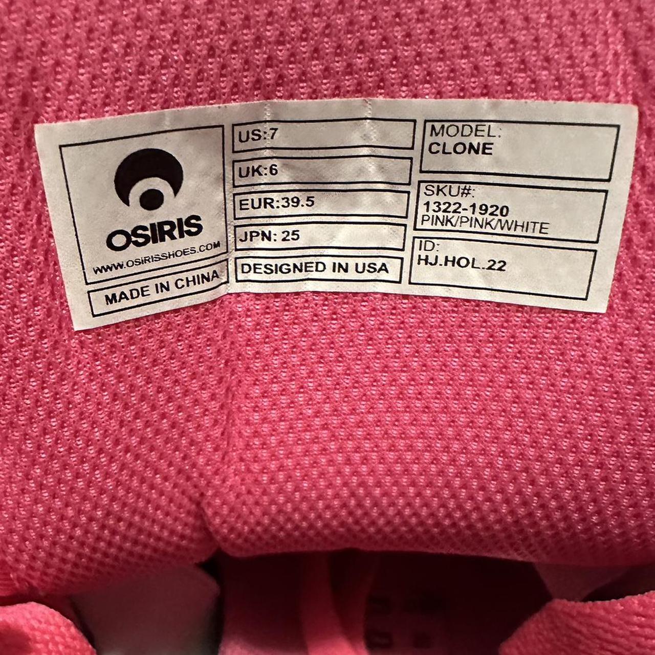 Osiris Barbie Pink Skate Shoes High tops Shiny... - Depop