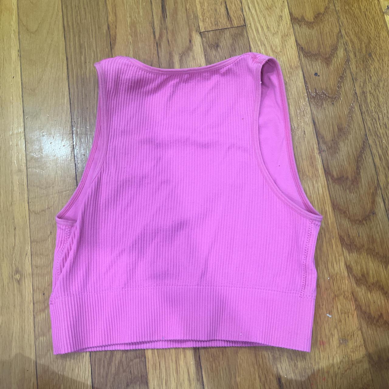 pink garage tank top super cute just don’t wear it... - Depop
