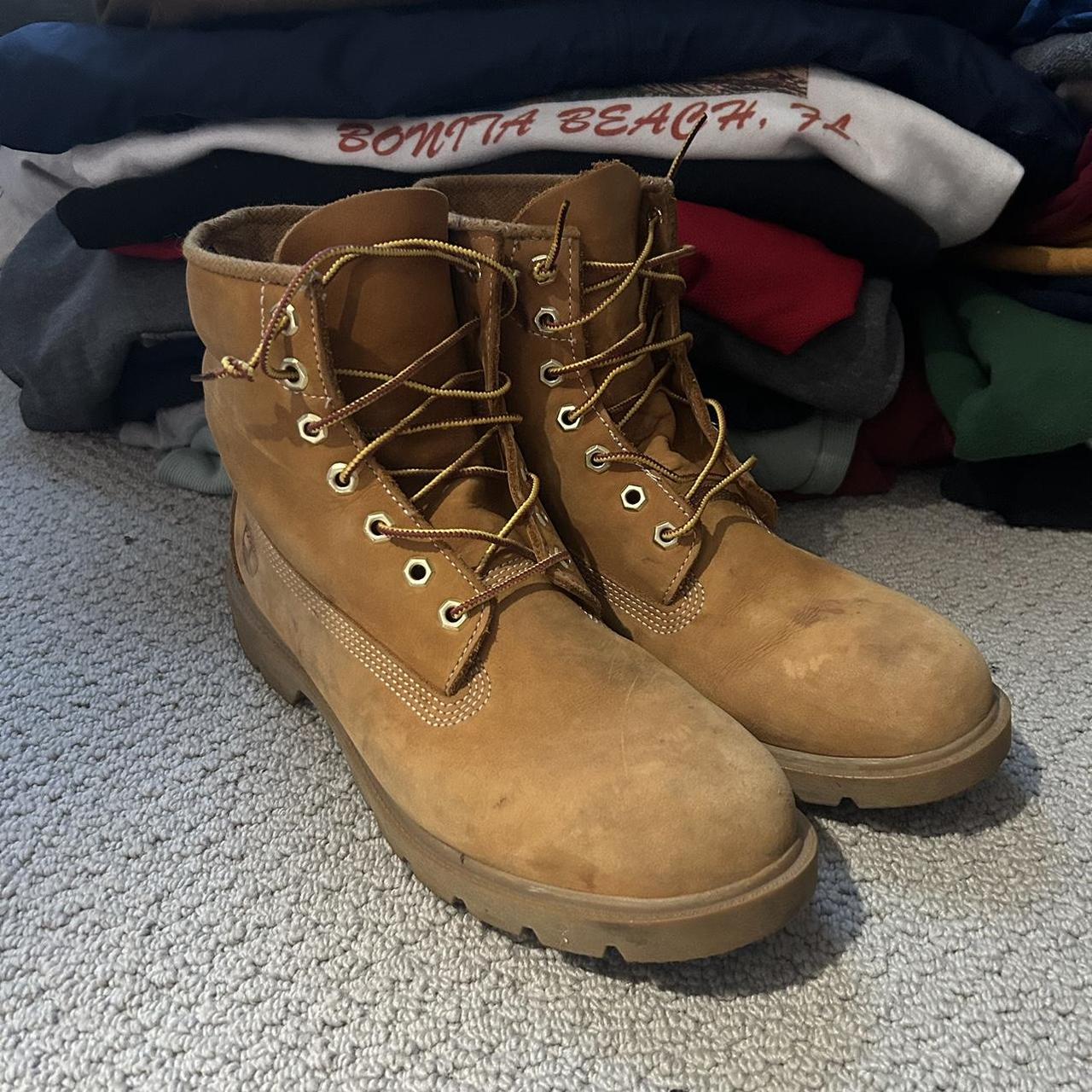Timberland Boots Details - Brown classic Timberland... - Depop