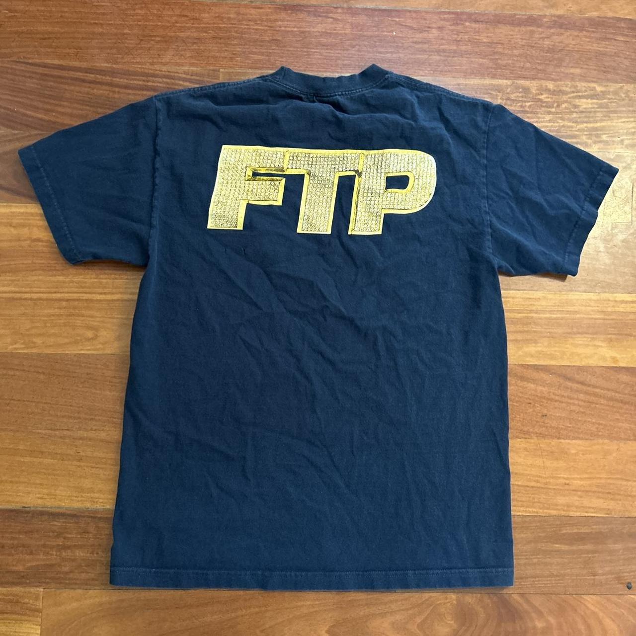 FTP Gold T-Shirt Details - Small holes on both the... - Depop