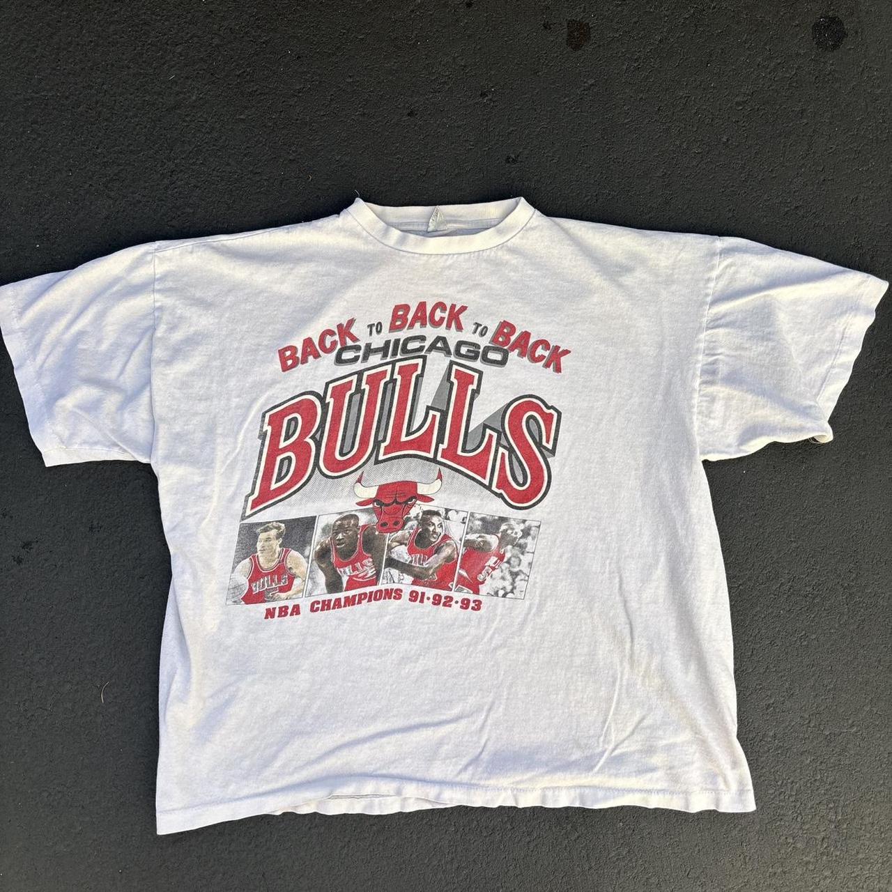 Vintage 90s Chicago Bulls Details - Rare Chicago... - Depop