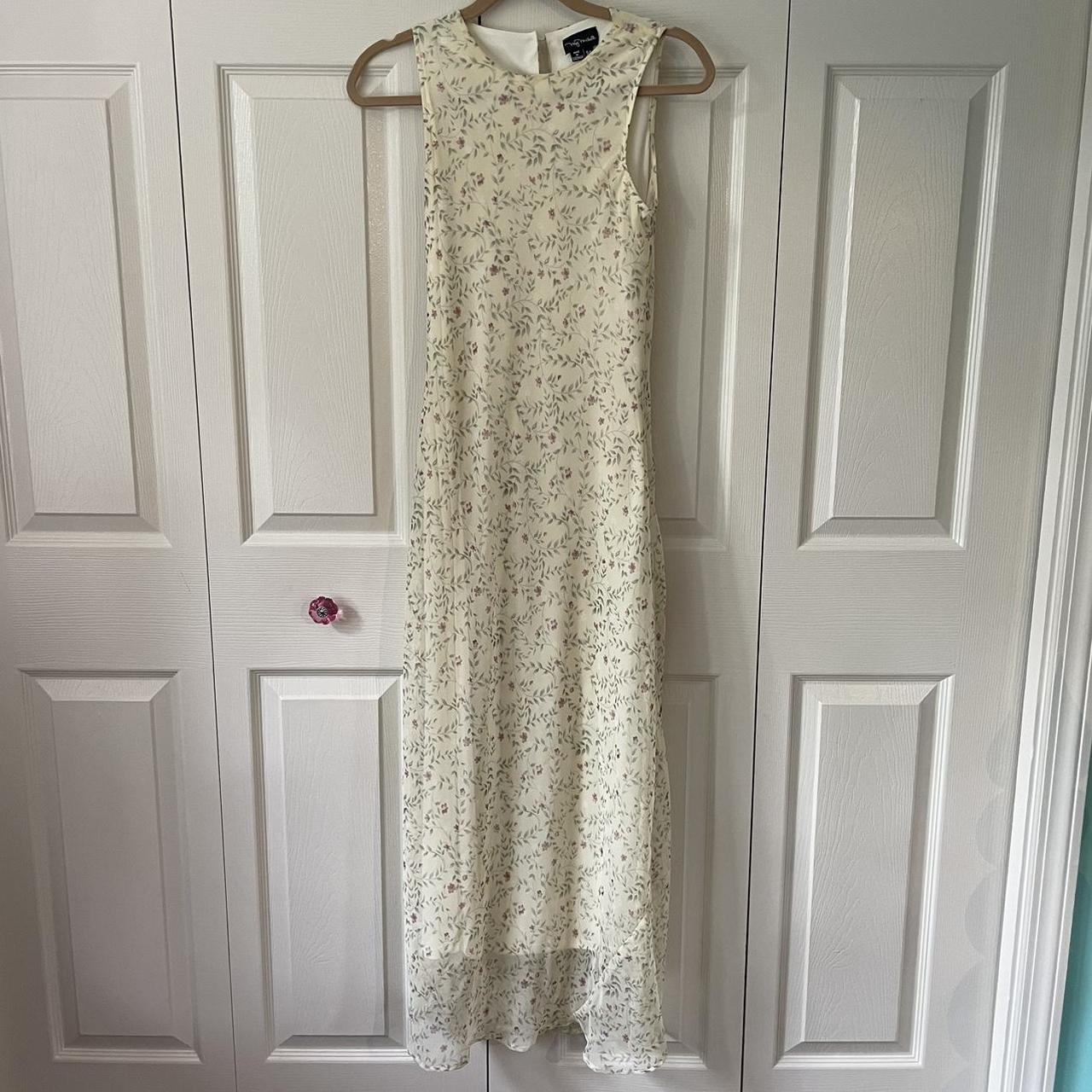 Vintage 90s-2000s MY MICHELLE floral maxi... - Depop