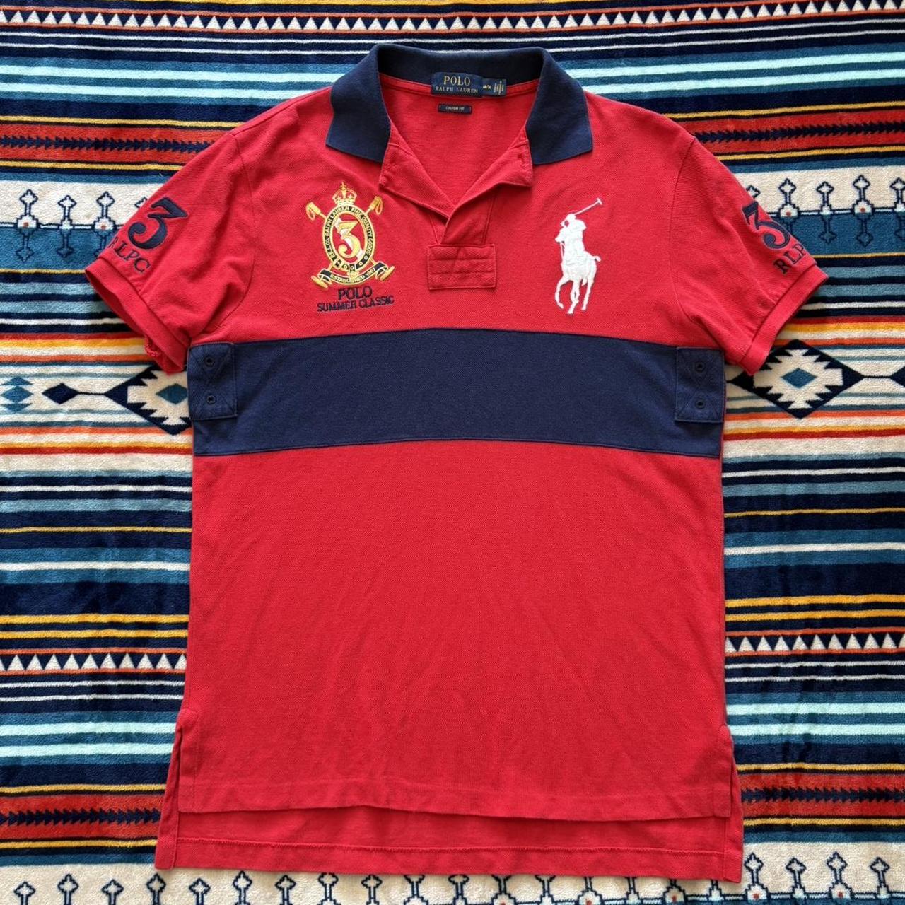 Polo Ralph Lauren Summer Classic Patch Shirt Size-... - Depop