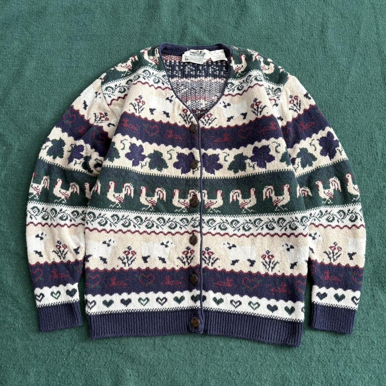 Northern Reflection unique design cardigan sweater... | Depop