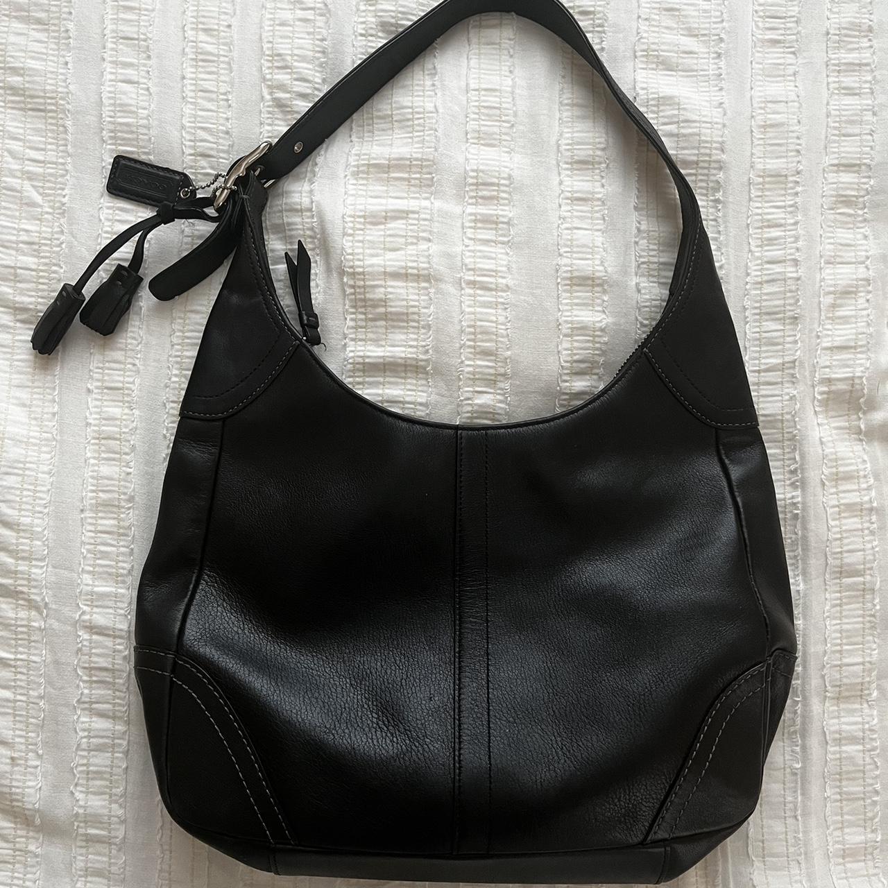 Vintage black Hamilton hobo coach bag. Price is... - Depop