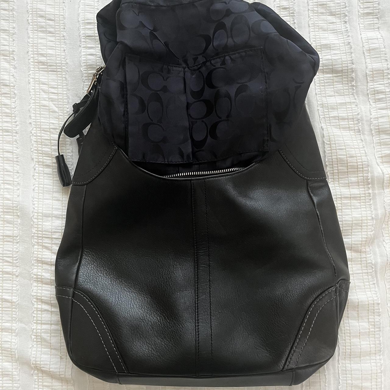 Vintage black Hamilton hobo coach bag. Price is... - Depop