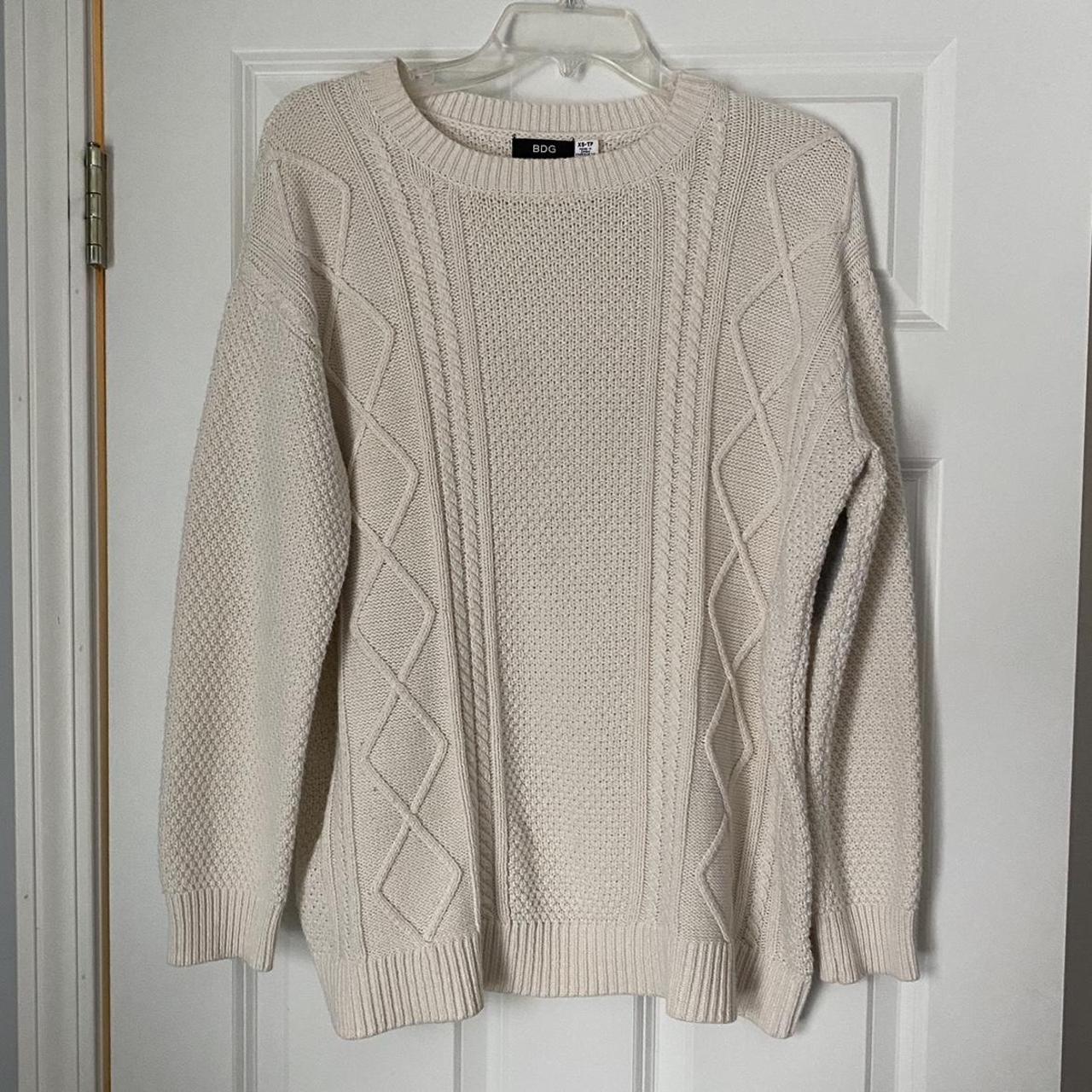 BDG cableknit sweater ! perfect condition urban... - Depop