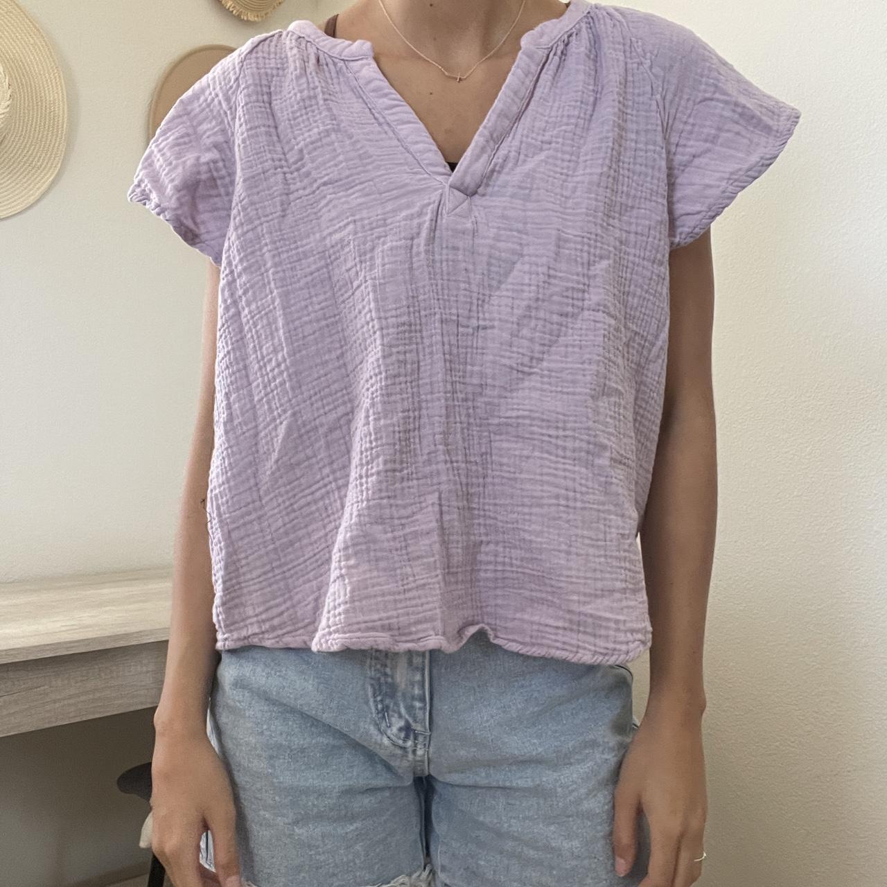 Fun little purple top from Target, has little... - Depop