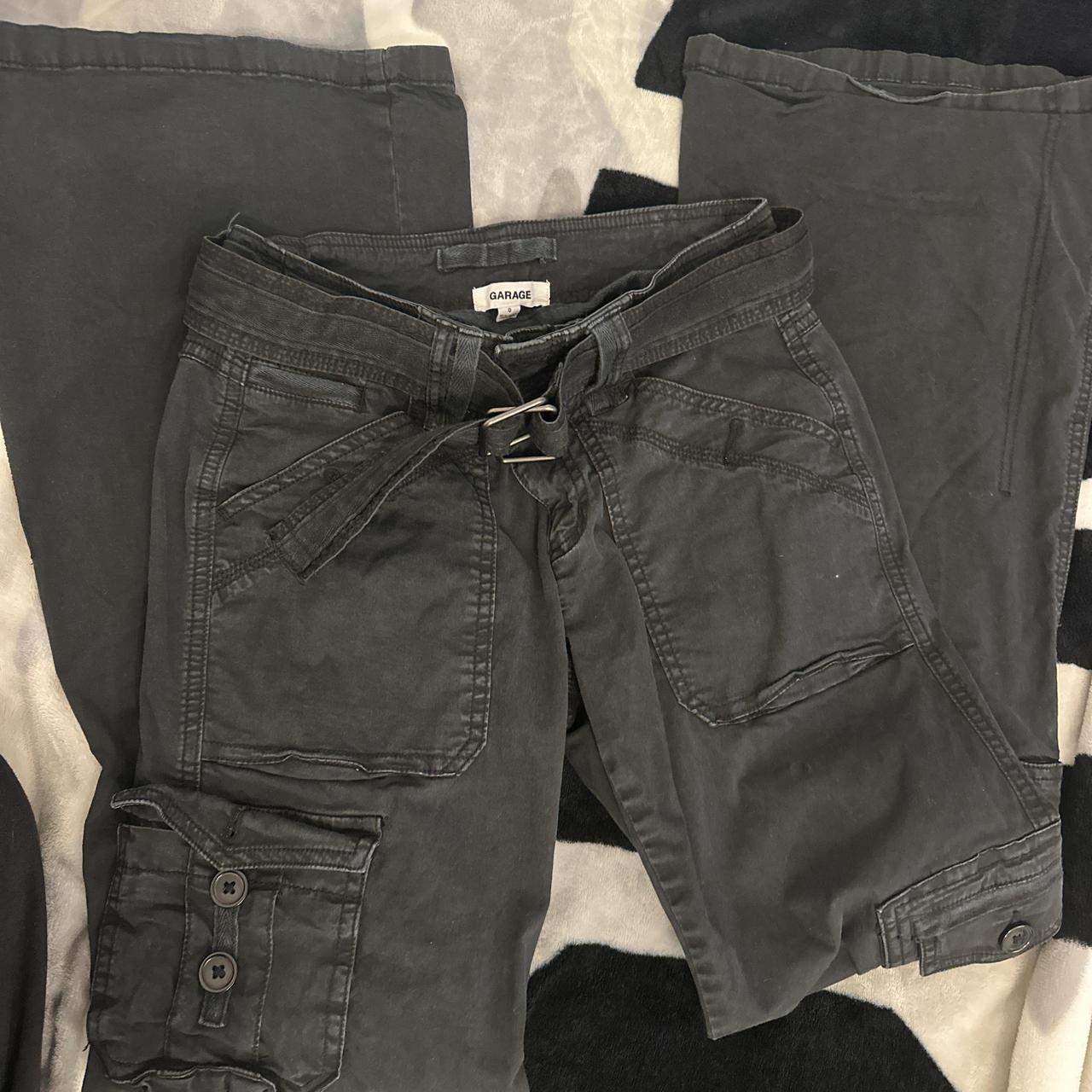 Garage black cargo pants - Depop
