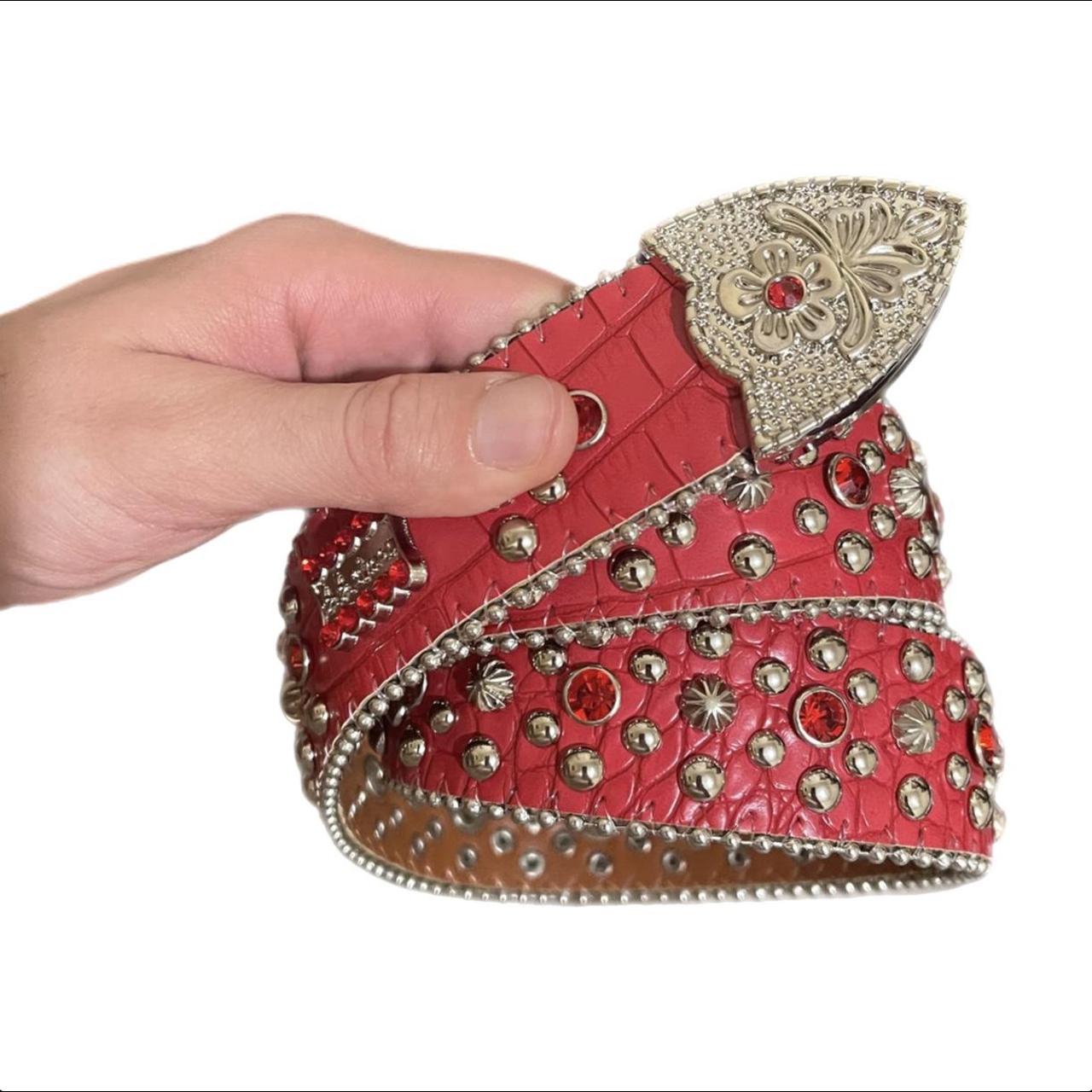 Rhinestone Belt BB style Bought for $120. Super... - Depop