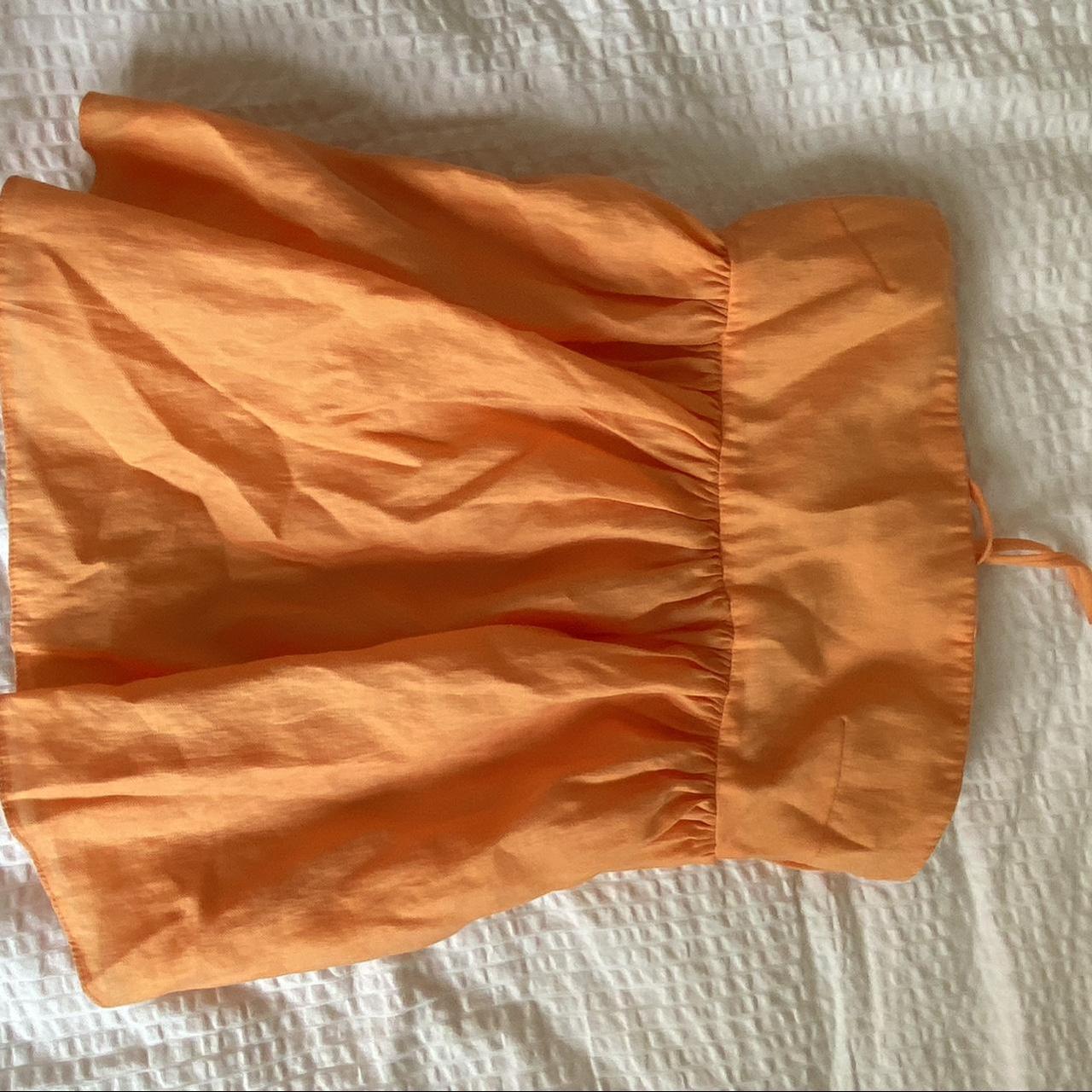 Size 6 Topshop top, more of a peachy orange IRL , so... - Depop