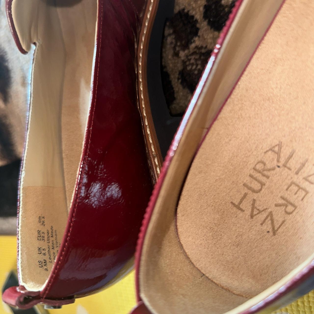 🩸Ruby red real leather loafer platform... - Depop