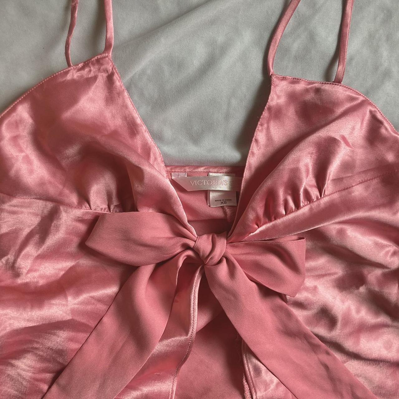 Victoria's Secret Women's Pink Vest | Depop