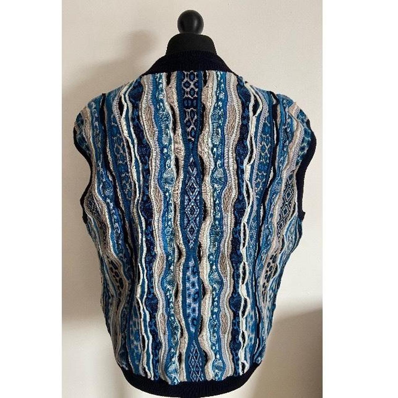 Vintage Geccu made in Australia sleeveless cardigan... - Depop