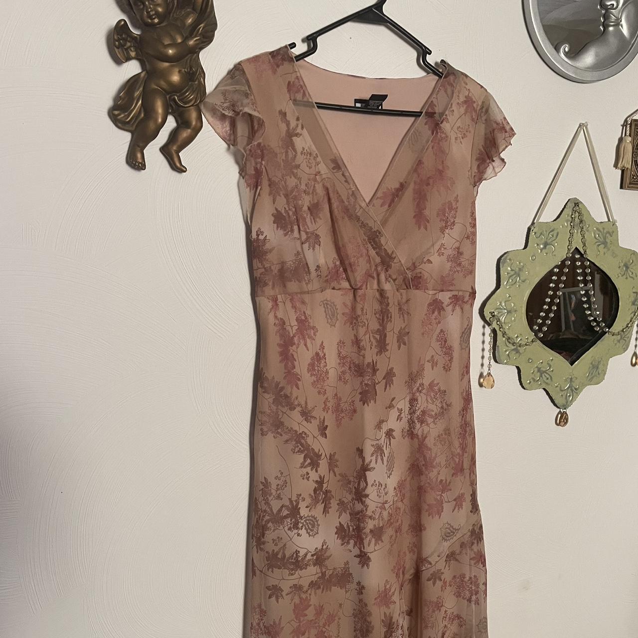 True vintage stunning paisley pale pink... | Depop