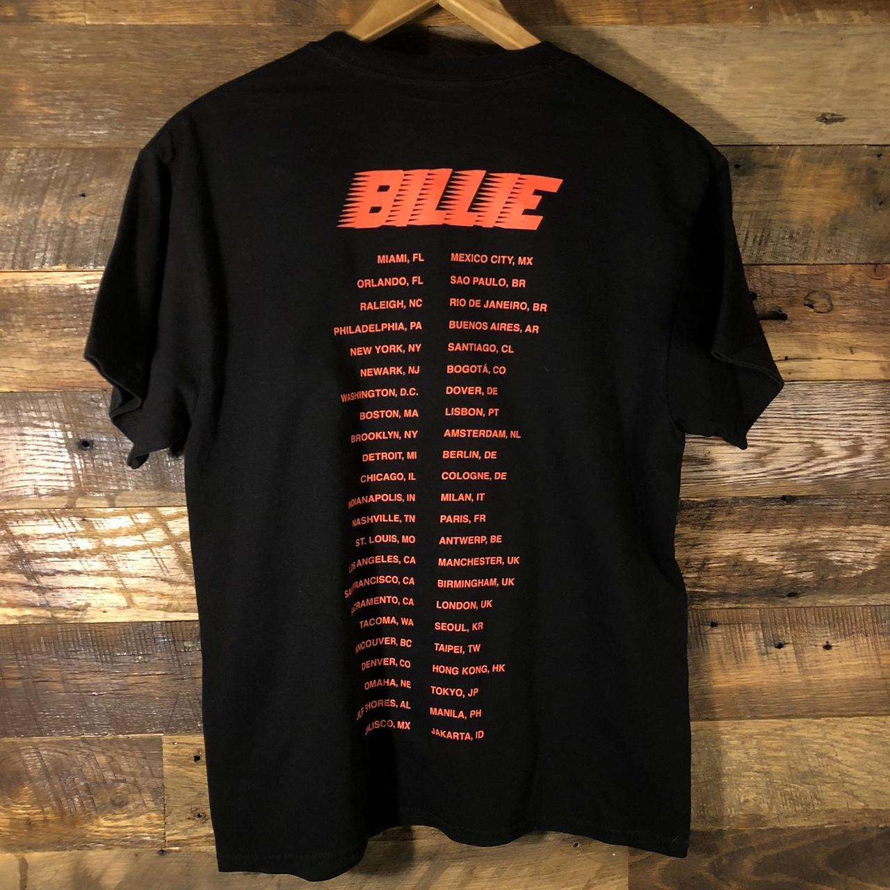 2020 Billie Eilish Tour Shirt Size: Medium... - Depop